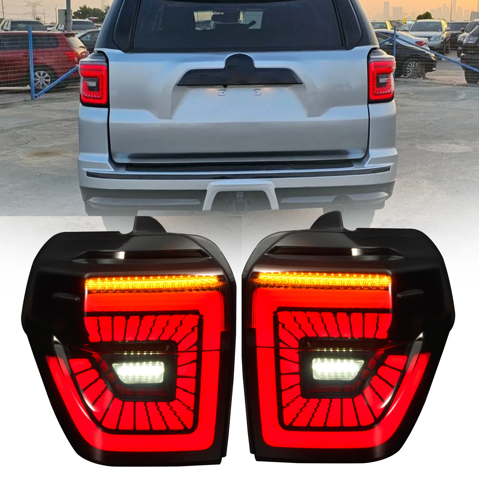 Auto Tail Lamps For 2014-2023 Toyota 4Runner Rear Lights Tail Lights ...