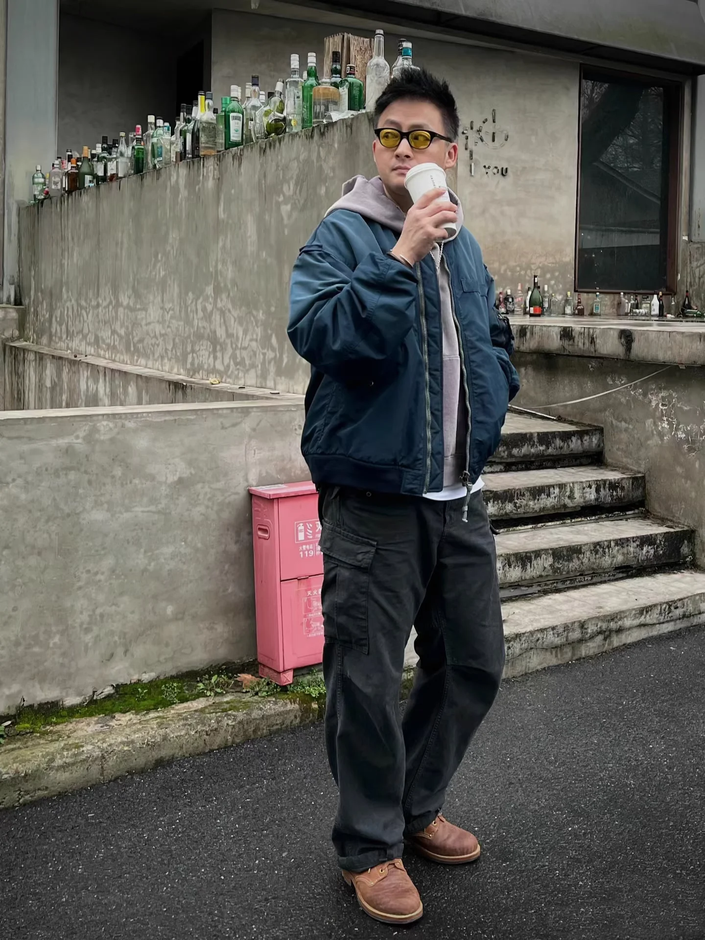 VISVIM FIL 23AW THORSON MA1 Japanese mud-dyed damaged washed flight jacket – Aljackie