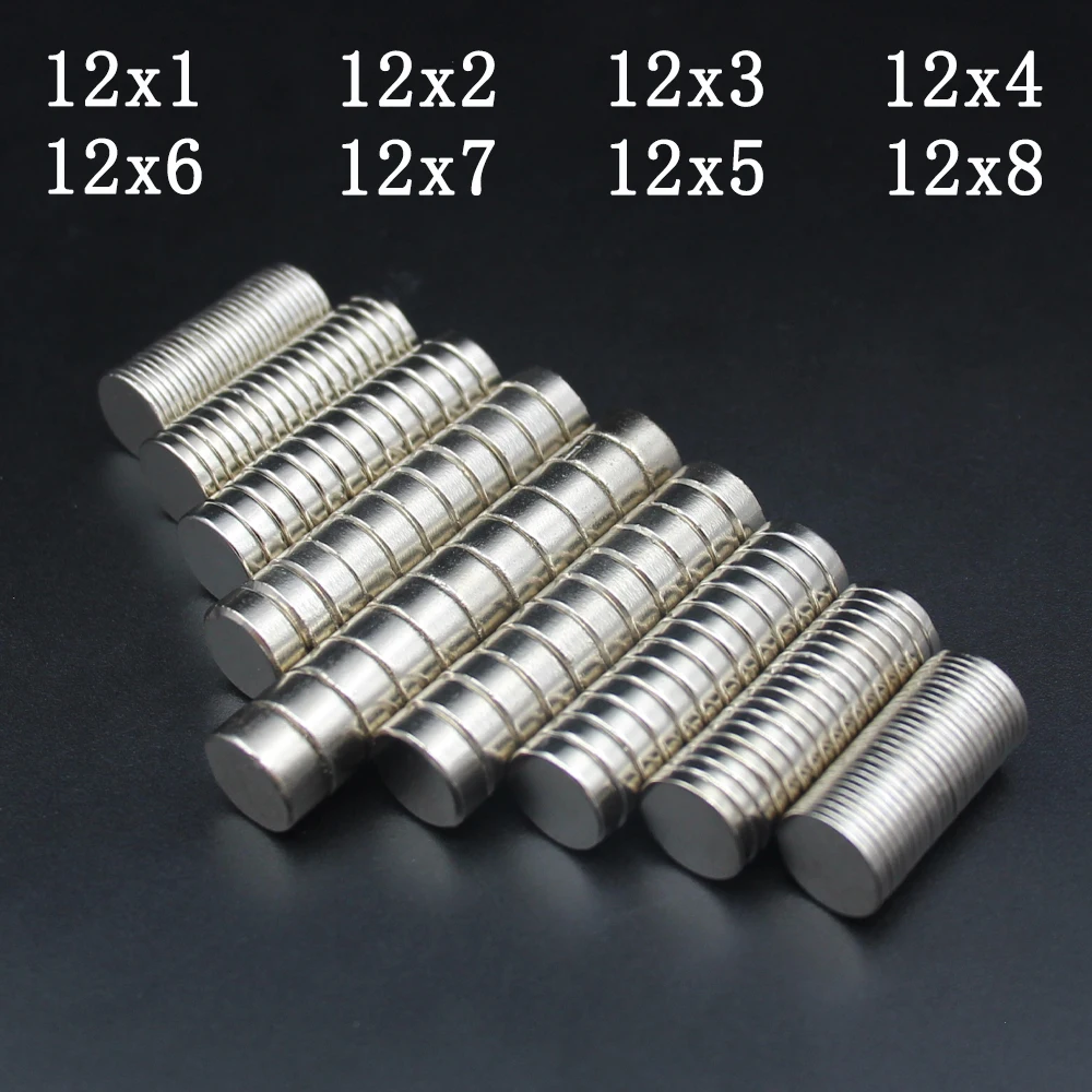 Super-Strong-Magnet-12x1-12x2-12x3-12x4-12x5-12x6-12x7-12x8mm-N35-Round ...
