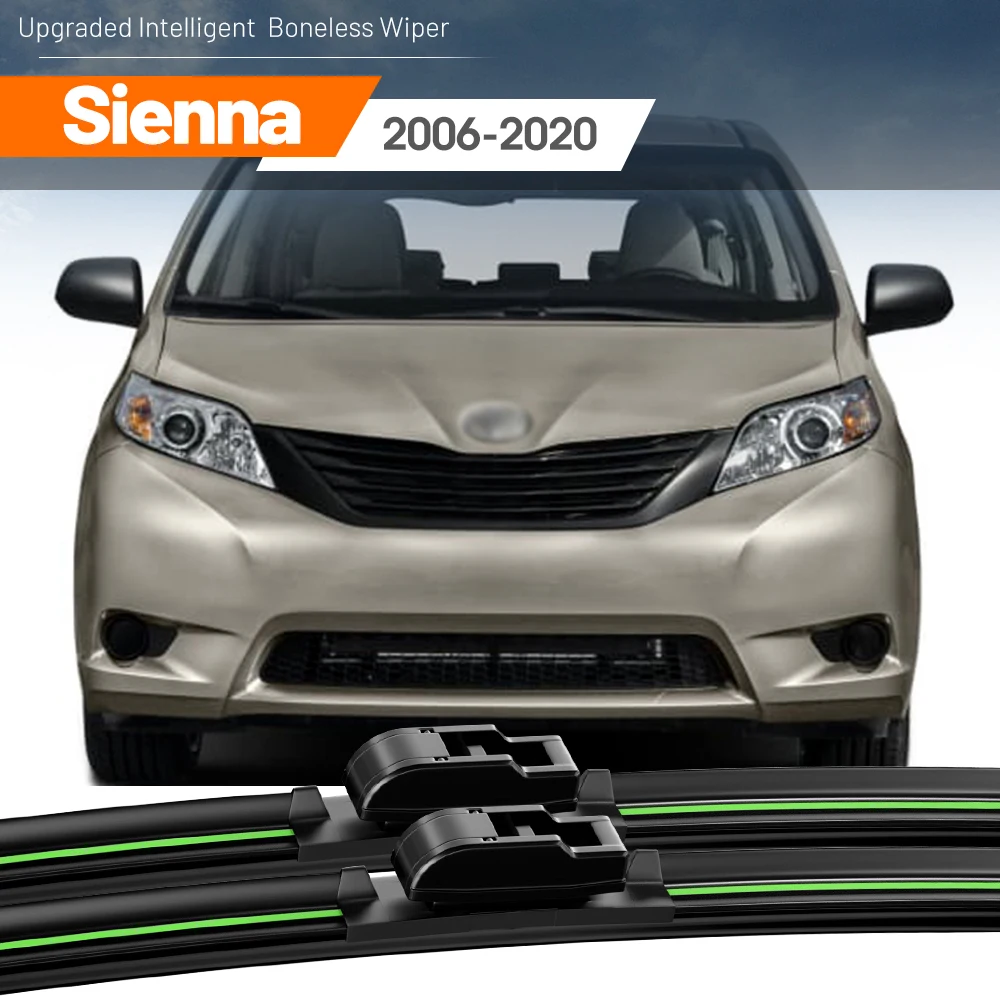 2007 Toyota Sienna Wiper Blade Size