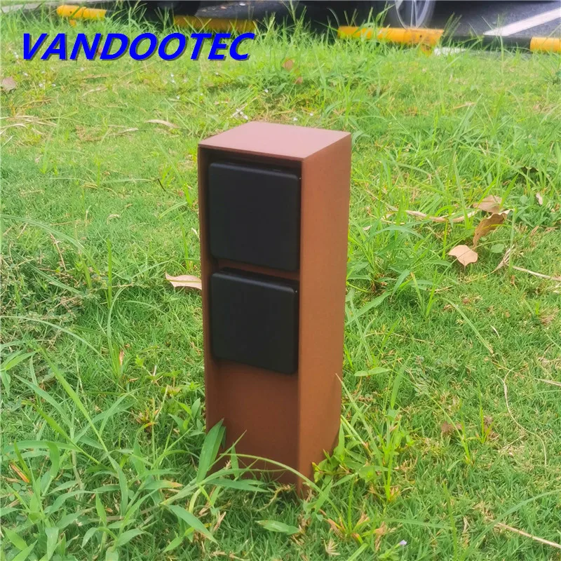 2-Way-Outdoor-Sockets-With-Spike-Waterproof-EU-Plug-Energy-Column-Multi ...