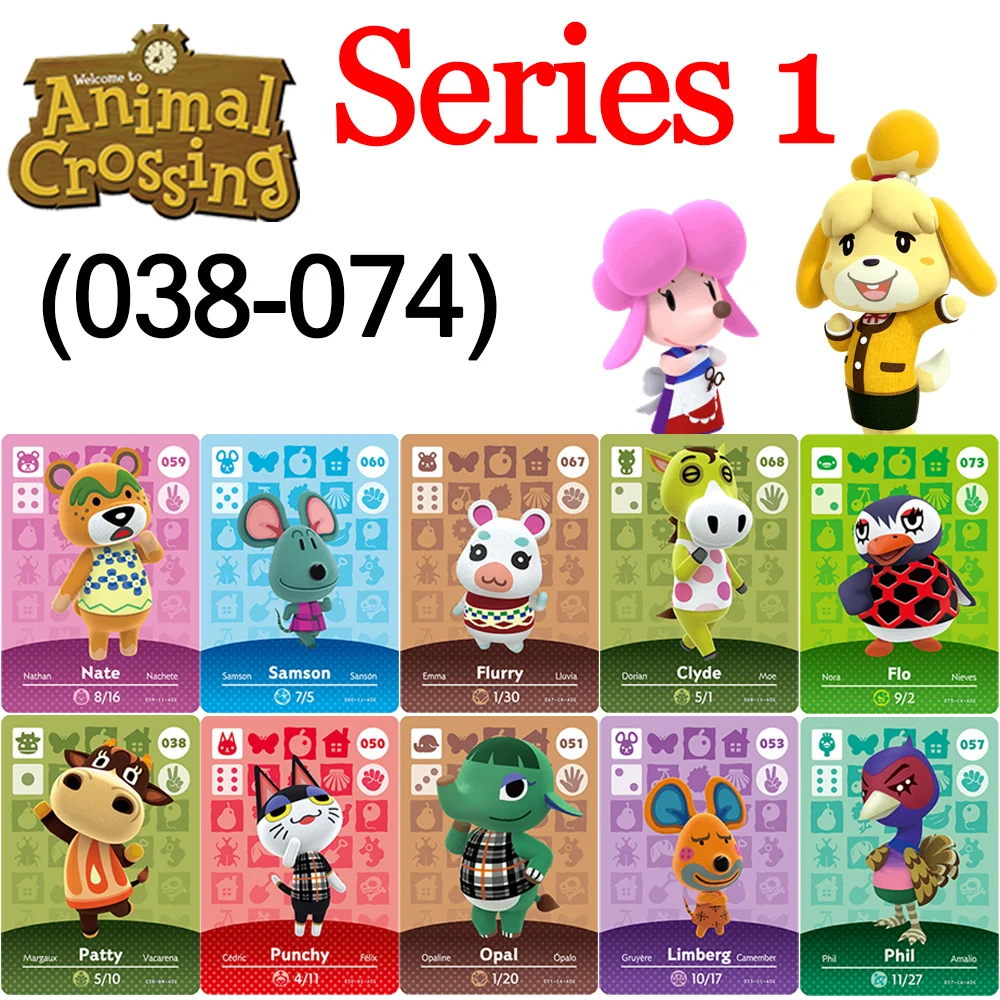Animals-Crossing-New-Cards-Game-High-Quality-NFC-Cards-Animal-Cards ...