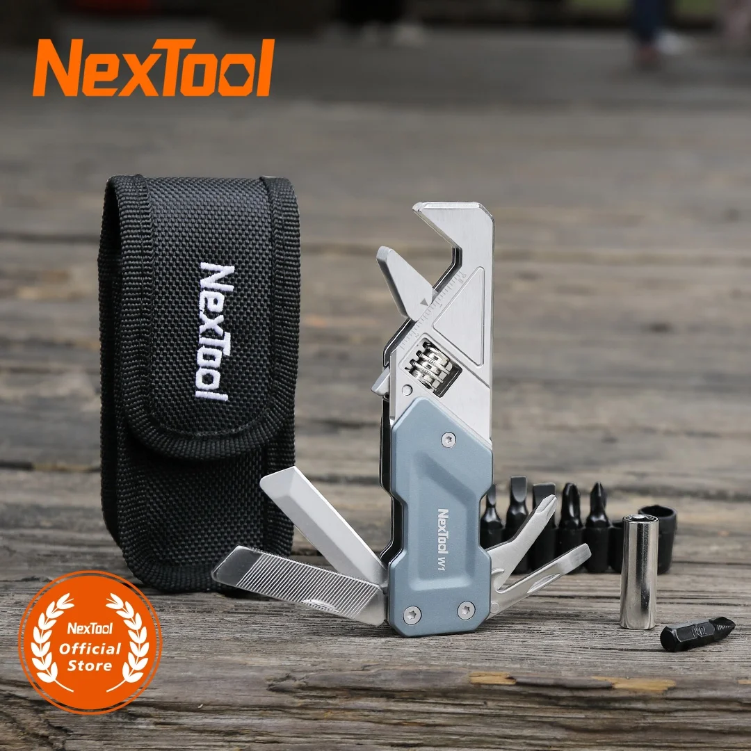 NexTool-6-In-1-EDC-Adjustable-Wrench-Screwdriver-Kit-Bit-Set-Multitool ...