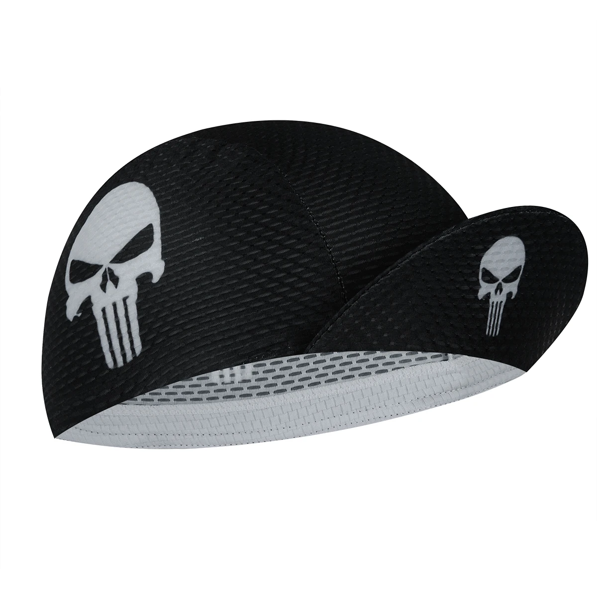 Black-Skull-Cap-Bike-Hat-Quick-Dry-Cycling-Caps-Men-Women-Breathable ...