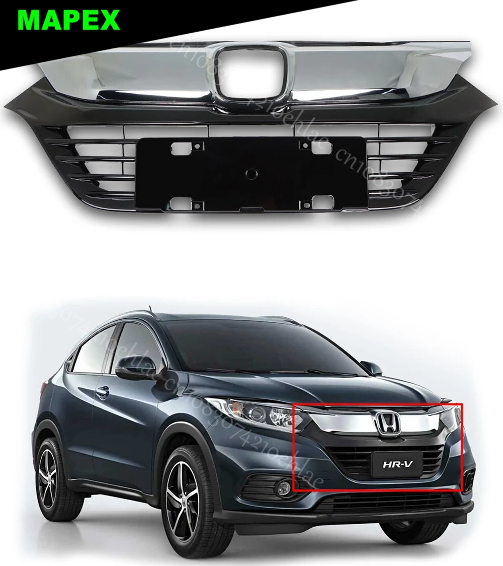 For-2019-2020-2021-Honda-HRV-HR-V-Front-Bumper-Grille-Chrome-Plastic.jpg
