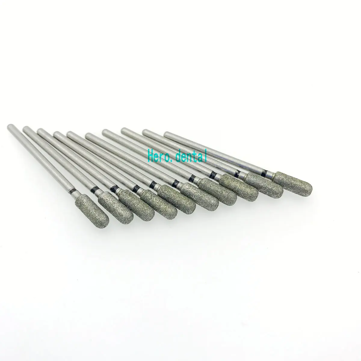 10-Pcs-2-35mm-Shank-Diamond-Grinding-Bur-Drill-Bits-Sets-For-Dental ...