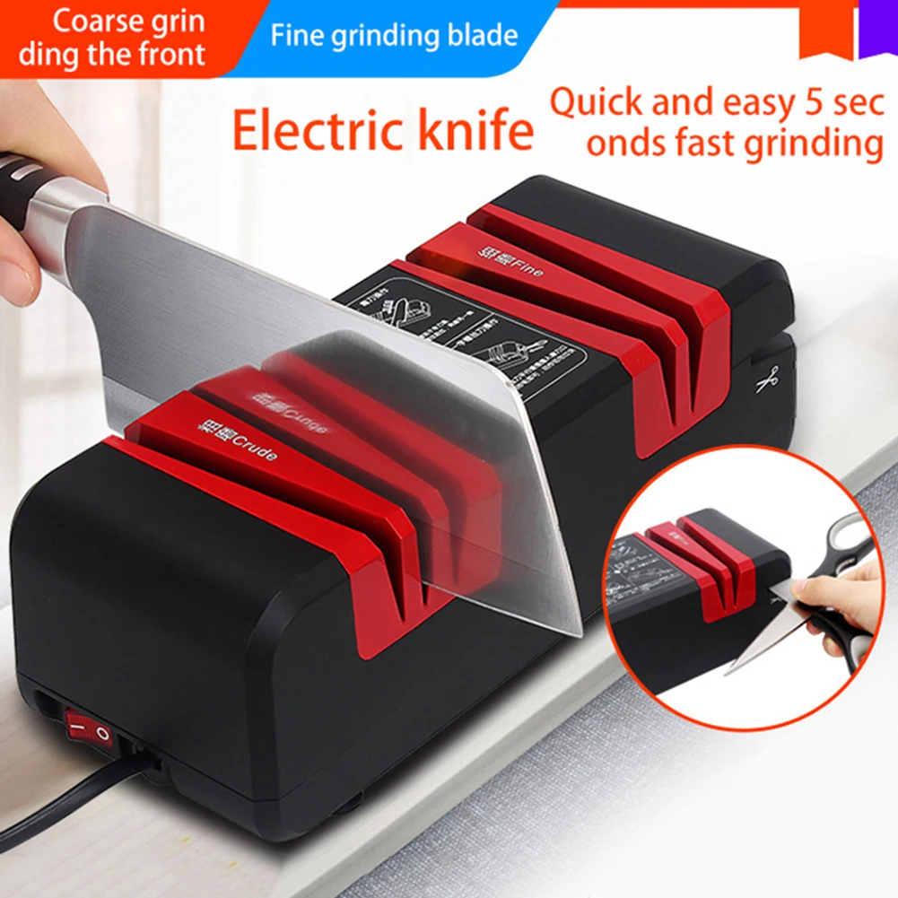 Professional Electric Knife Sharpener Kitchen Household Multi ...
