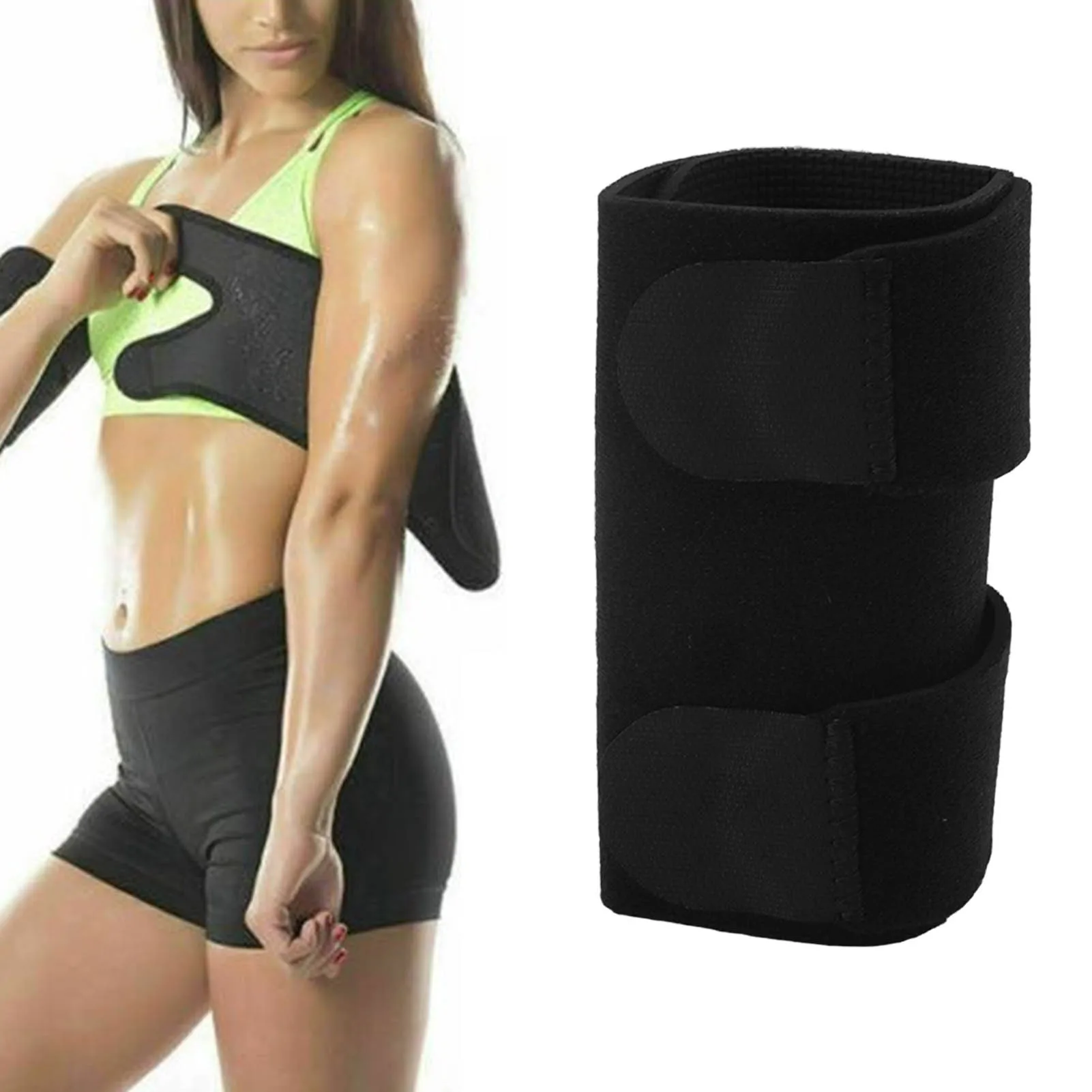 Adjustable-Upper-Arm-Sleeve-Comfortable-Compression-Strap-Arm-Support-Sleeve-joints-Arthritis ...