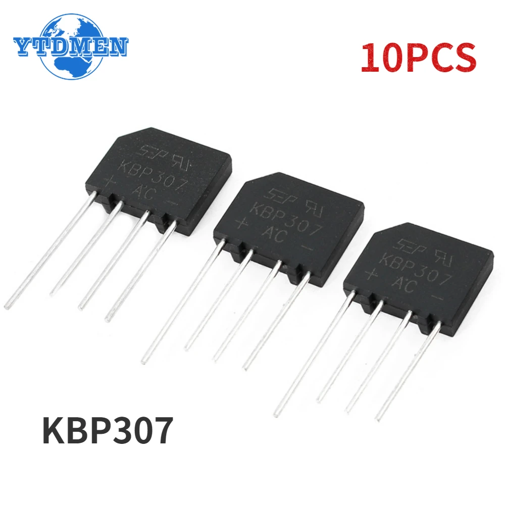 10PCS-KBP307-Ridge-Rectifier-KBP-307-Power-Diode-3A-1000V-Electronica ...