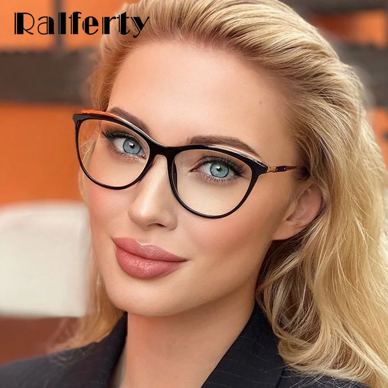 Ralferty Decorative Eyeglass Frame For Women 2021 Quality Tr90 Anti ...