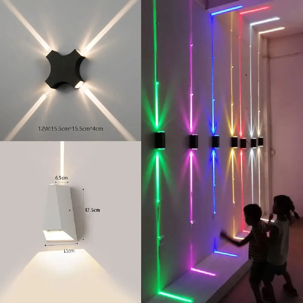 L-mparas-LED-de-pared-para-interiores-y-exteriores-luz-de-pared-de ...