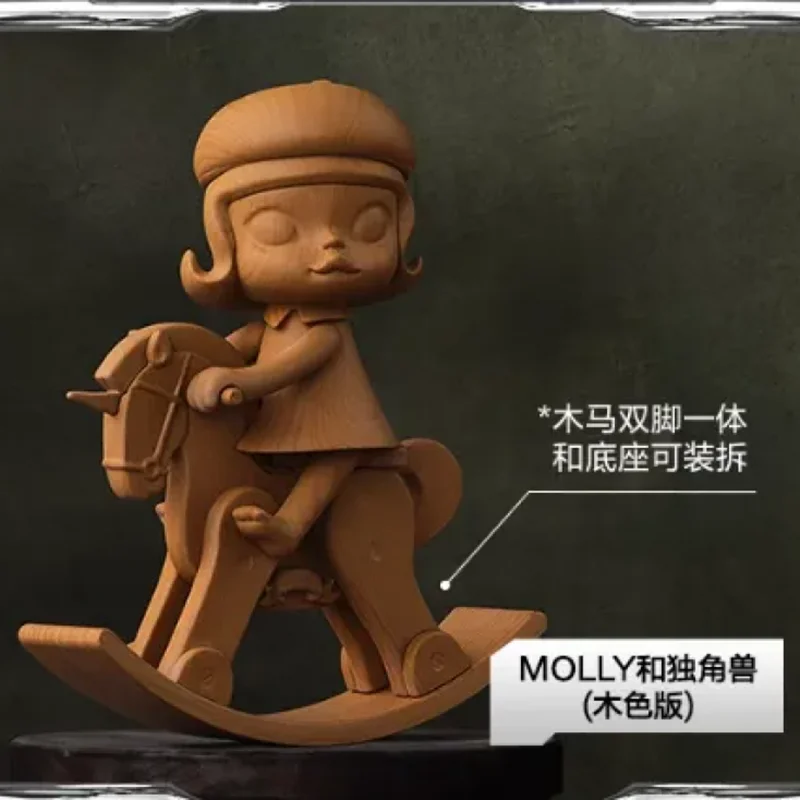 POP MART-estatuas de aniversario MOLLY, juguetes de caja ciega de la ...