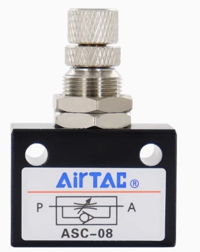 AirTac throttle valve ASC-06 ASC-08 ASC-10 ASC100-06 ASC200-08 ASC300 ...