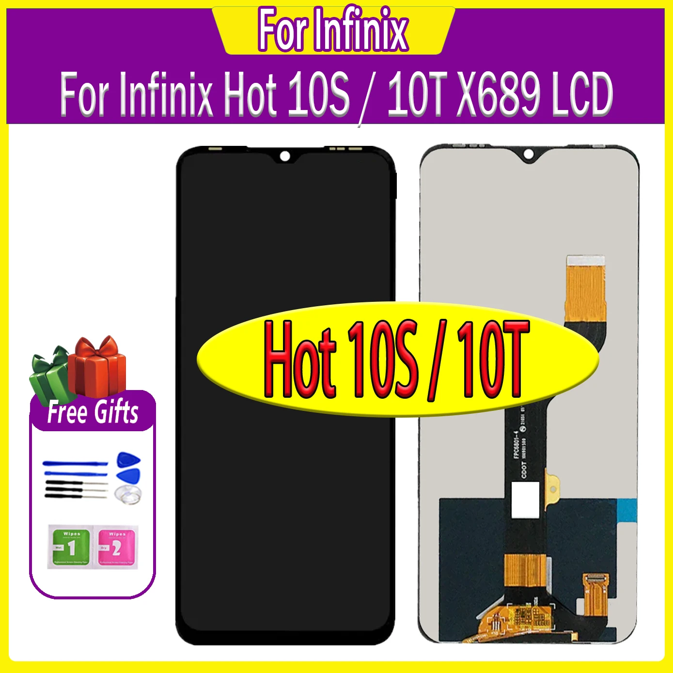 6-82-LCD-For-Infinix-Hot-10s-10t-X689-Display-Touch-Screen-For-hot-10t ...