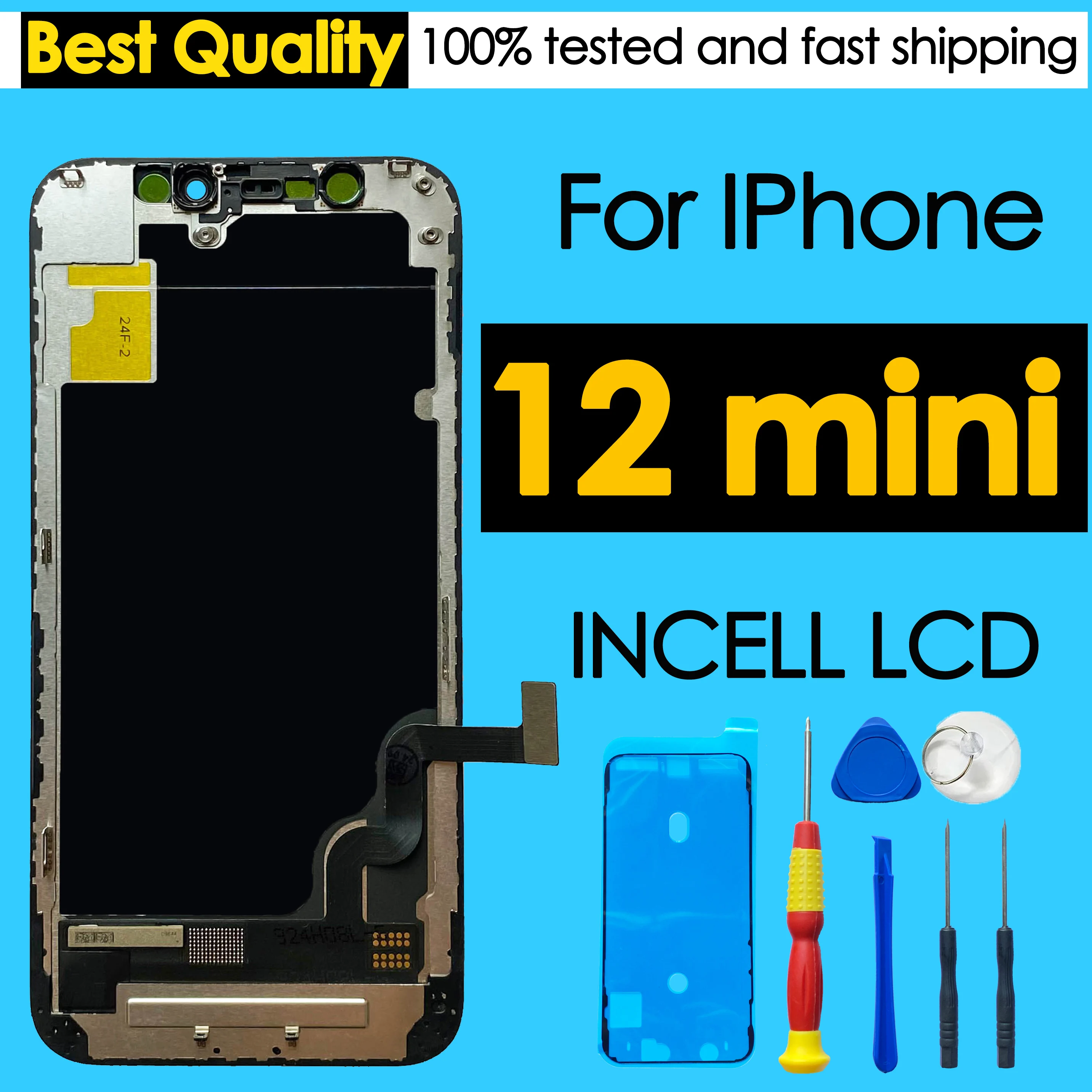 High quality AAA incell LCD For iPhone 12 mini Display Touch 12mini ...