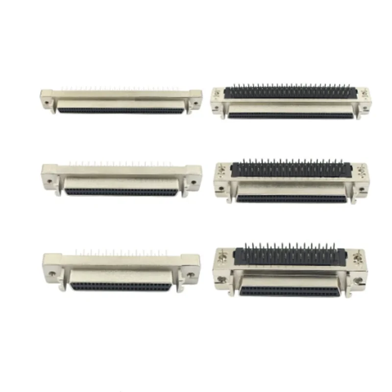 SCSI-Connector-DB-Female-Male-50-68-100-Pin-Straight-Right-Angle-90-180 ...