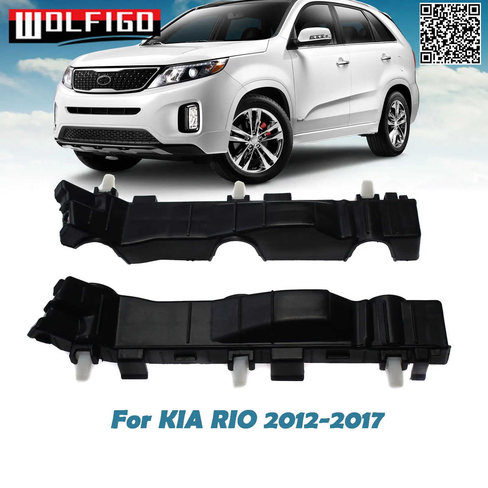 New-FRONT-Left-Right-Bumper-Bracket-Retainer-For-Kia-Rio-2012-2013-14 ...