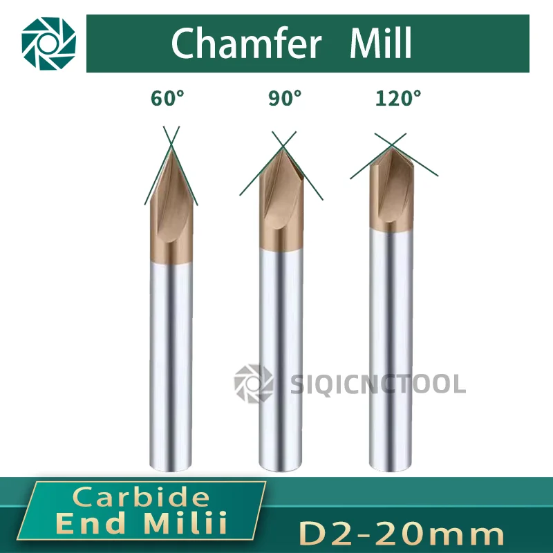 Cnc Cutters Carbide Chamfer Milling 90 Degree 8mm Cutter Cnc Router Bits Deburr Aluminum End ...
