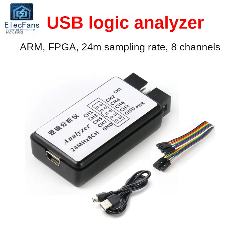 USB-Logic-Analyzer-Module-MCU-Development-Board-FPGA-Debugging-24M ...