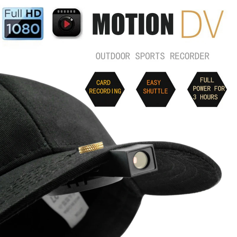 Gorra-de-b-isbol-de-1080P-HD-gorra-con-c-mara-para-montar-pescar ...