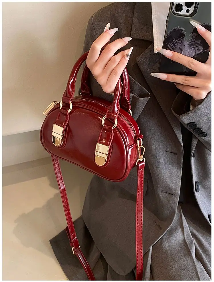 JIAERDI-Vintage-Red-Y2k-Hand-Bag-Women-Hot-Girls-Pu-Leather-Handle ...
