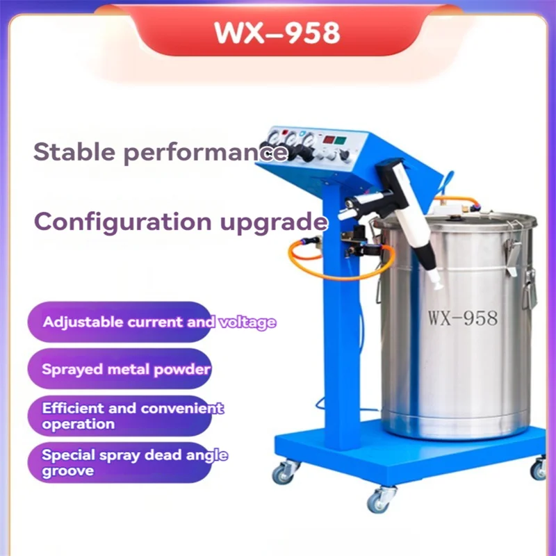 New-WX-958-Electrostatic-Spray-Powder-Coating-Machine-Spraying-Gun ...