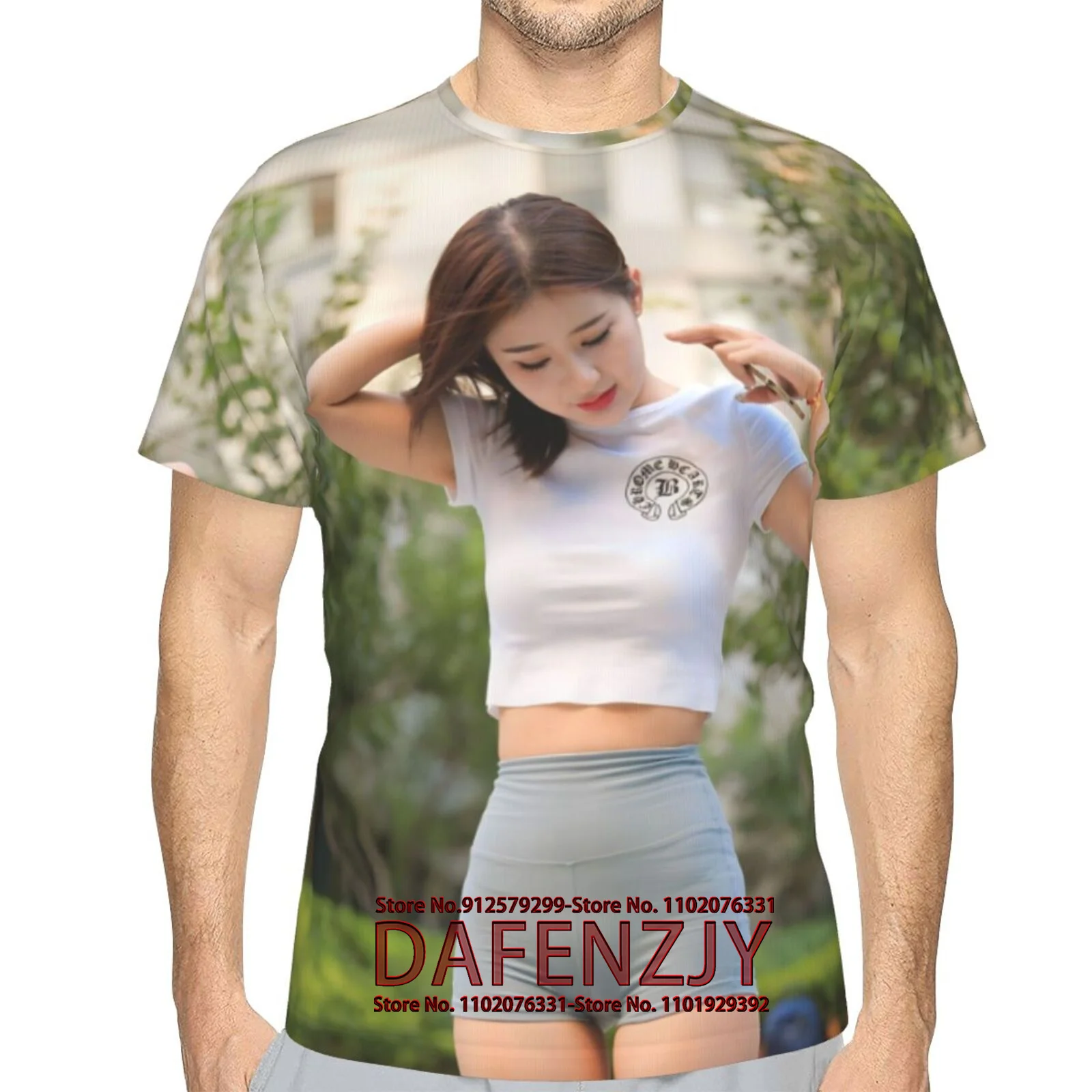 Summer-T-Shirt-For-Men-Sexy-Asian-Beauty-Graphics-3D-Print-Fashion ...