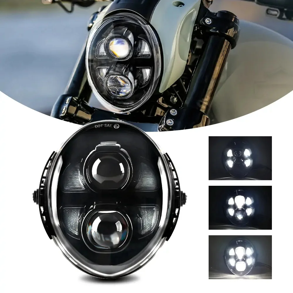 LED Headlight Headlamp For Harley Breakout Head Light Front Lamps With ...