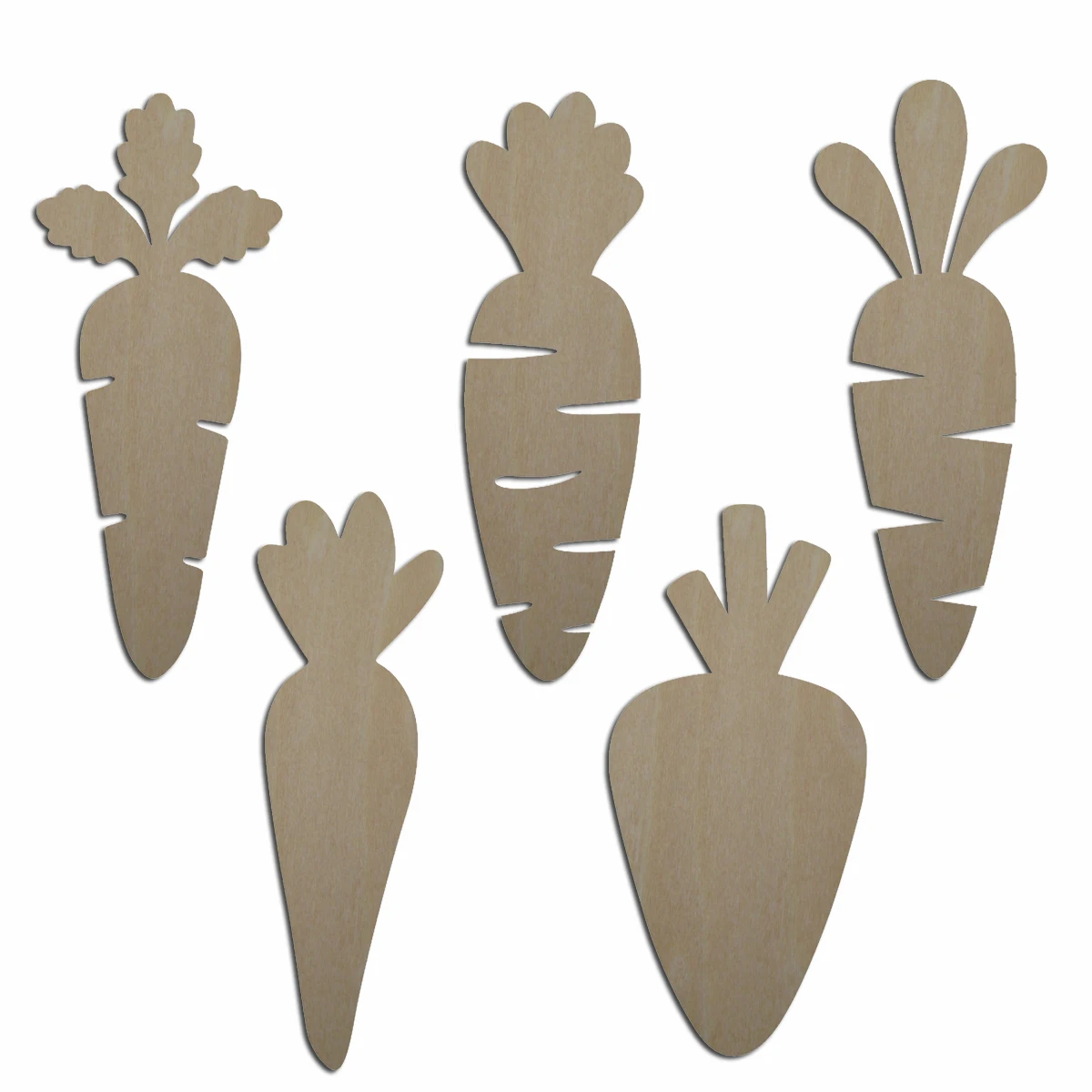 Carrot Cut Out Template