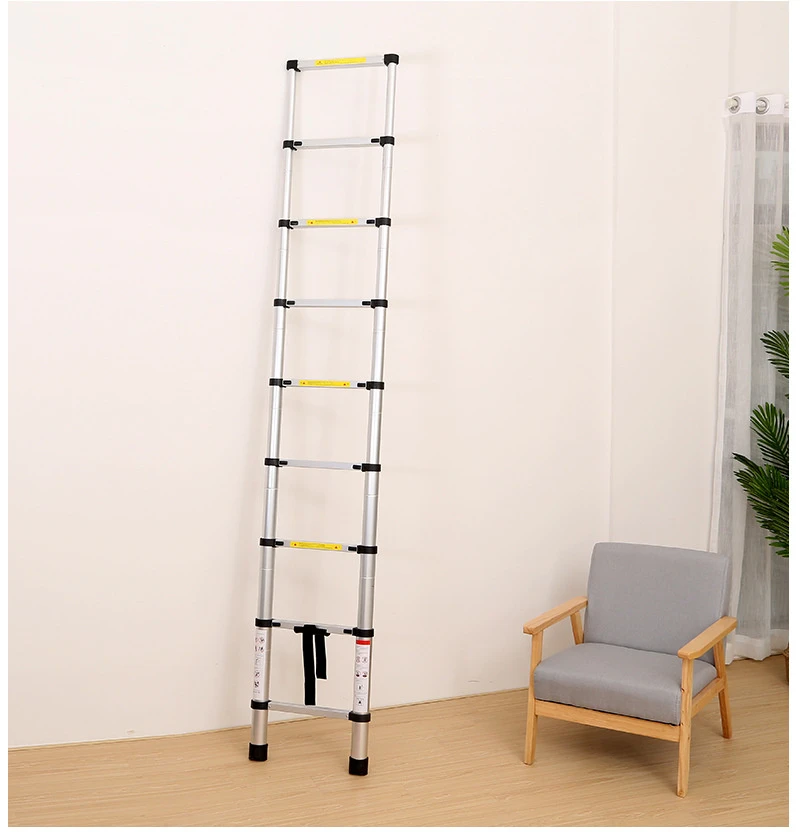 1.4m Thickened Multifunctional Telescopic Ladder Portable Home Aluminum ...