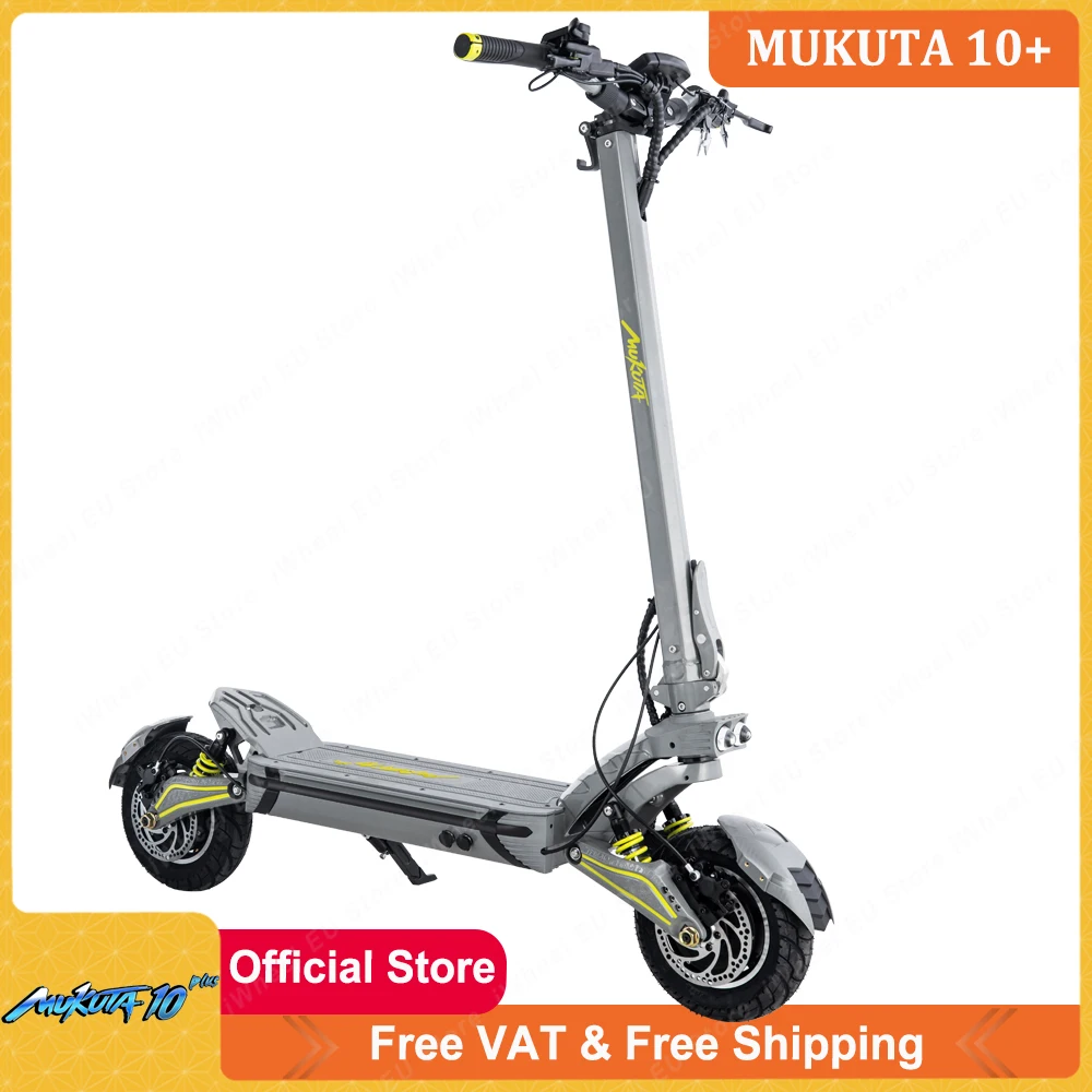 MUKUTA 10 Plus 10inch All-Terrain Electric Scooter Upgraded ZERO 10X ...
