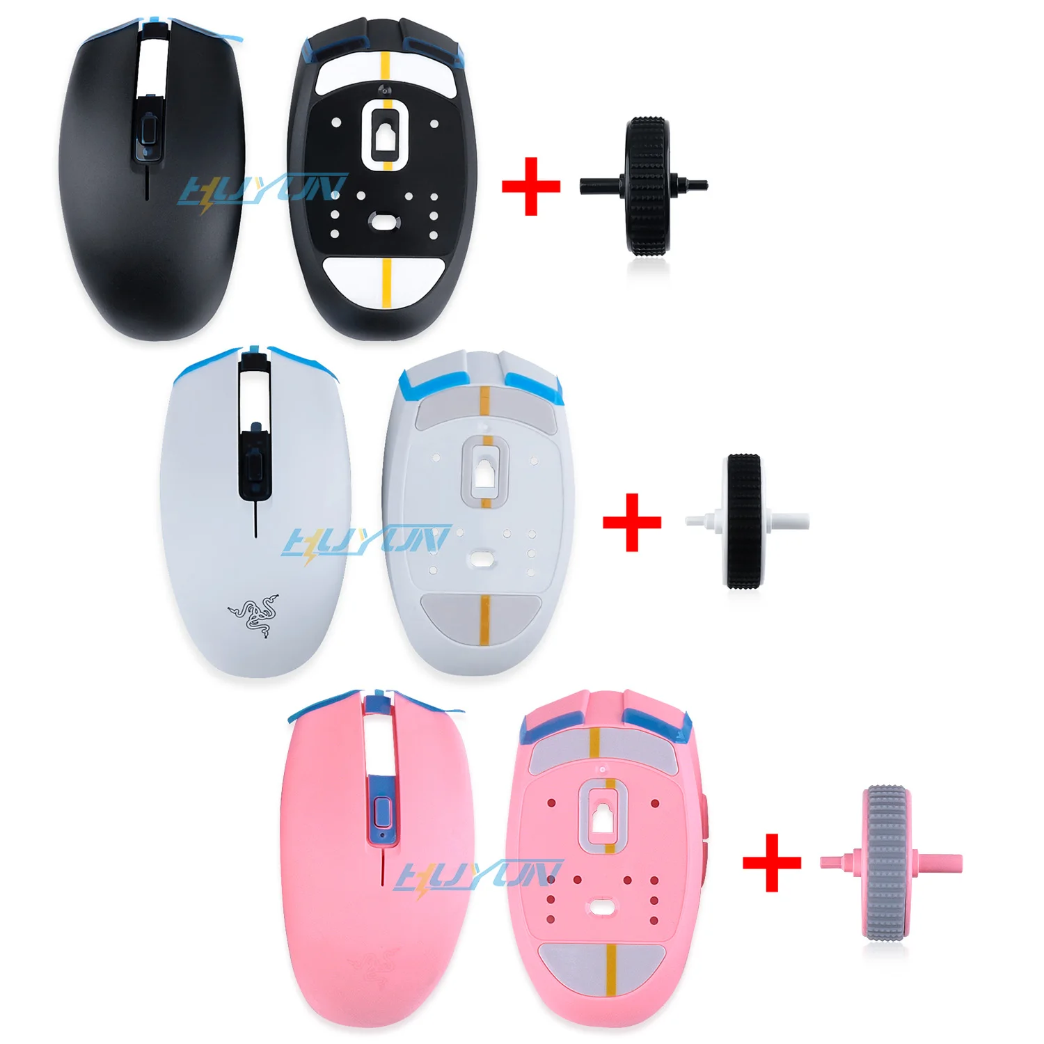 Mouse-Top-Shell-capa-exterior-roda-do-telhado-para-Razer-Orochi-V2-RZ01 ...