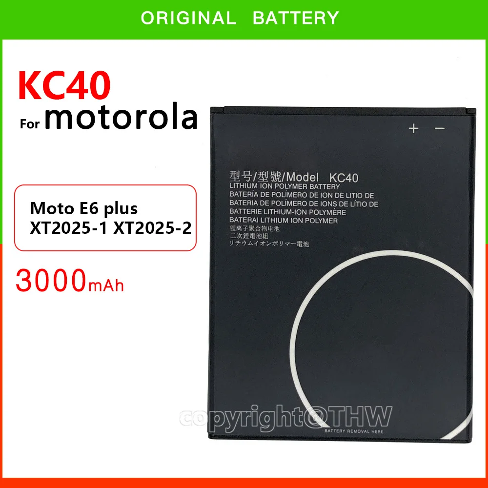 100-Original-3000mAh-Genuine-KC40-for-Moto-E6-plus-XT2025-1-XT2025-2 ...