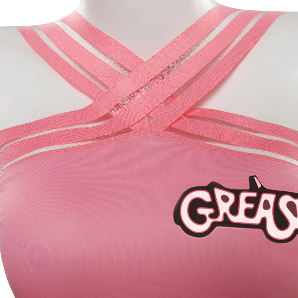 Grease Pink Ladies Cosplay Costume Swimsuit - AllCosplay.com