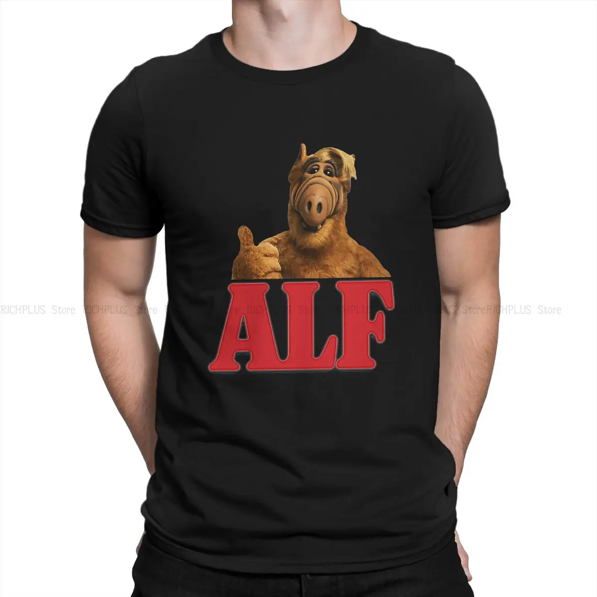 ALF-The-Animated-Series-TShirt-Alien-Life-Form-Elegant-T-Shirt-Homme ...