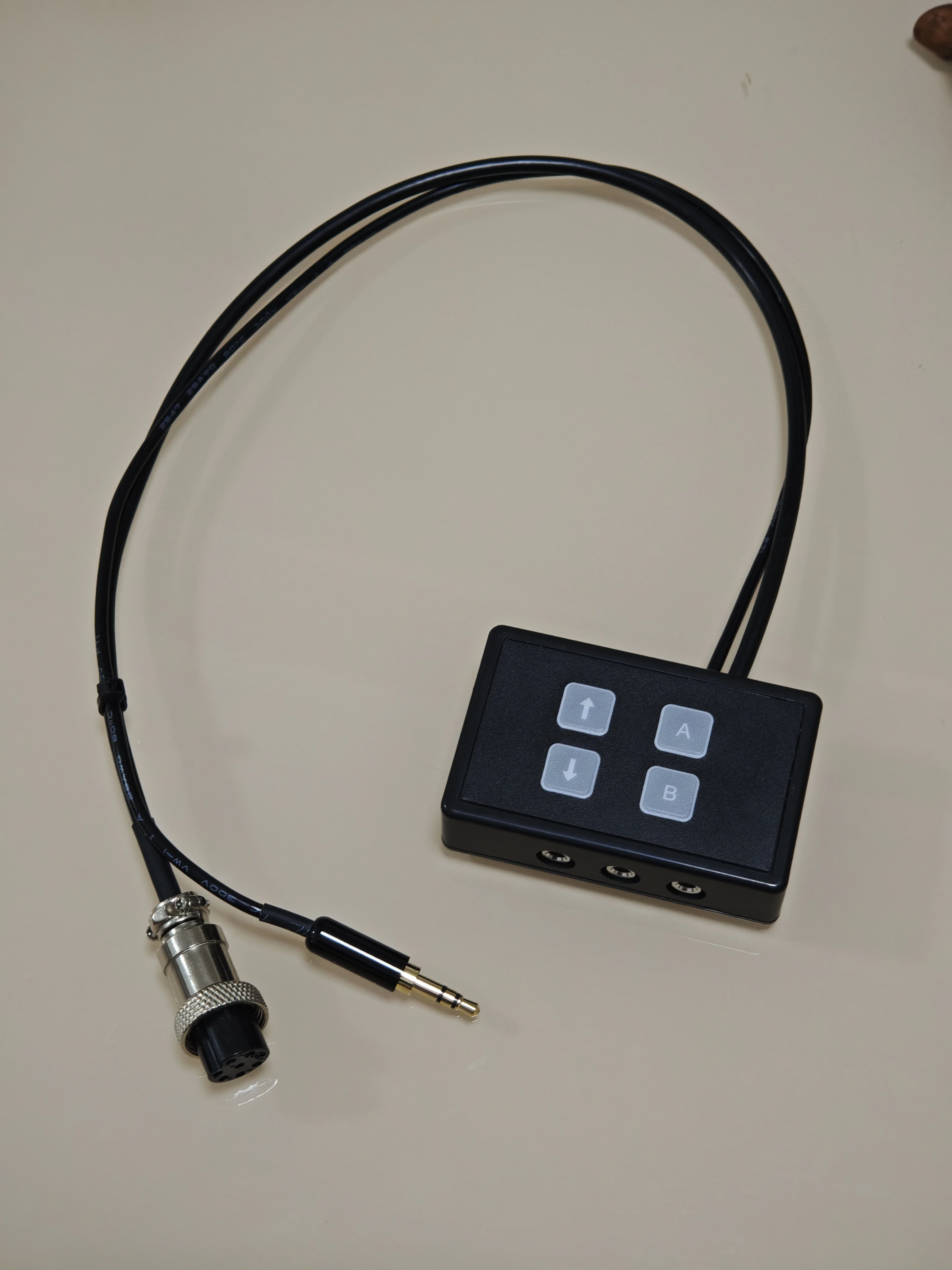 The External Foot Switch Headset Microphone Adapter Box For ICOM IC ...