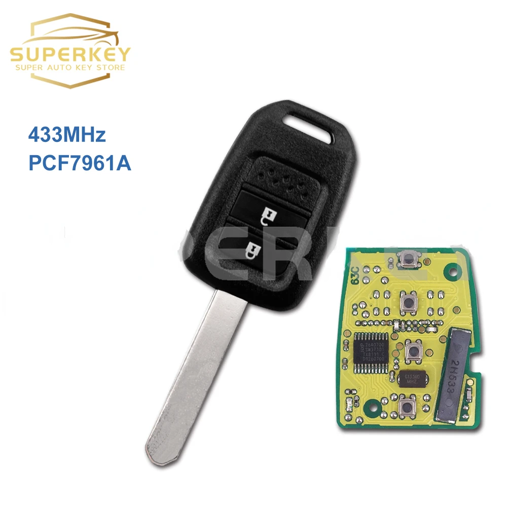 SUPERKEY-433Mhz-2-Button-Remote-Car-Key-For-Honda-Brio-Mobilio-2015 ...