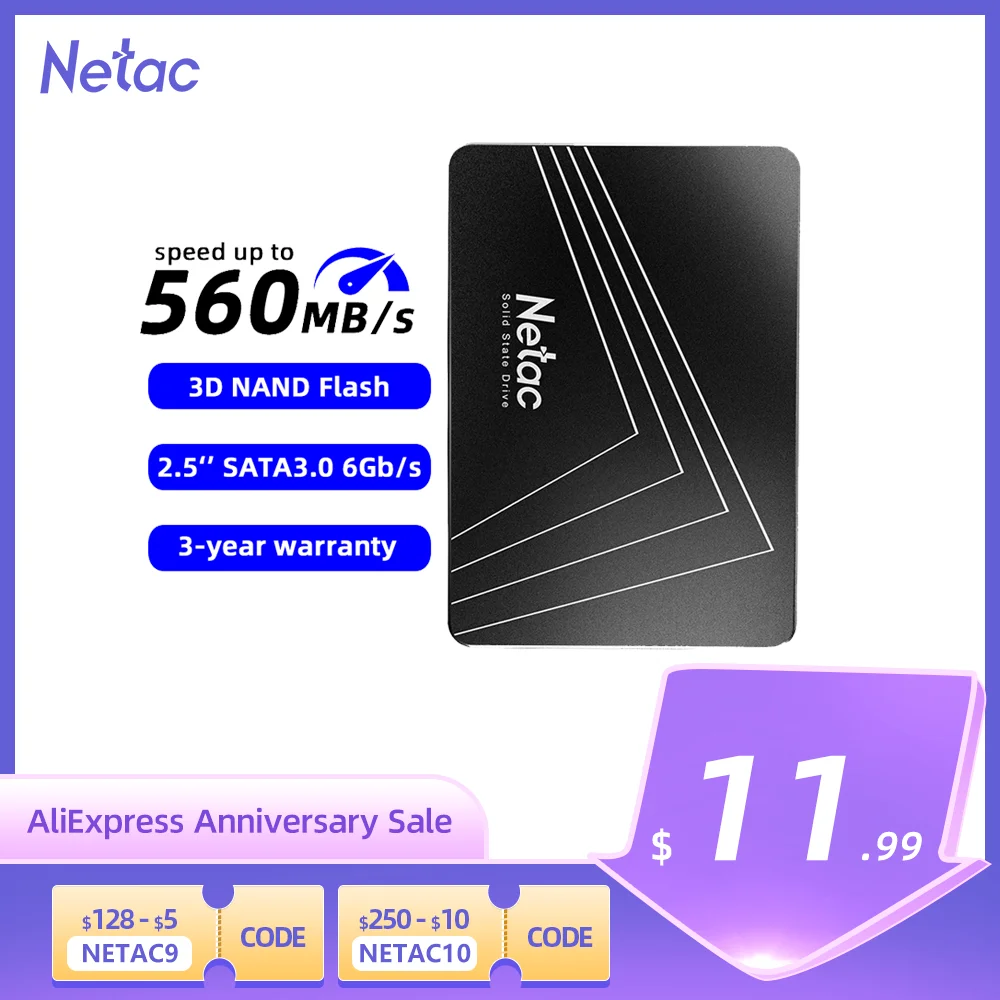 Netac-Solid-Disk-Drive-para-Laptop-e-Desktop-1TB-SSD-512GB-Sata-3-2-5 ...