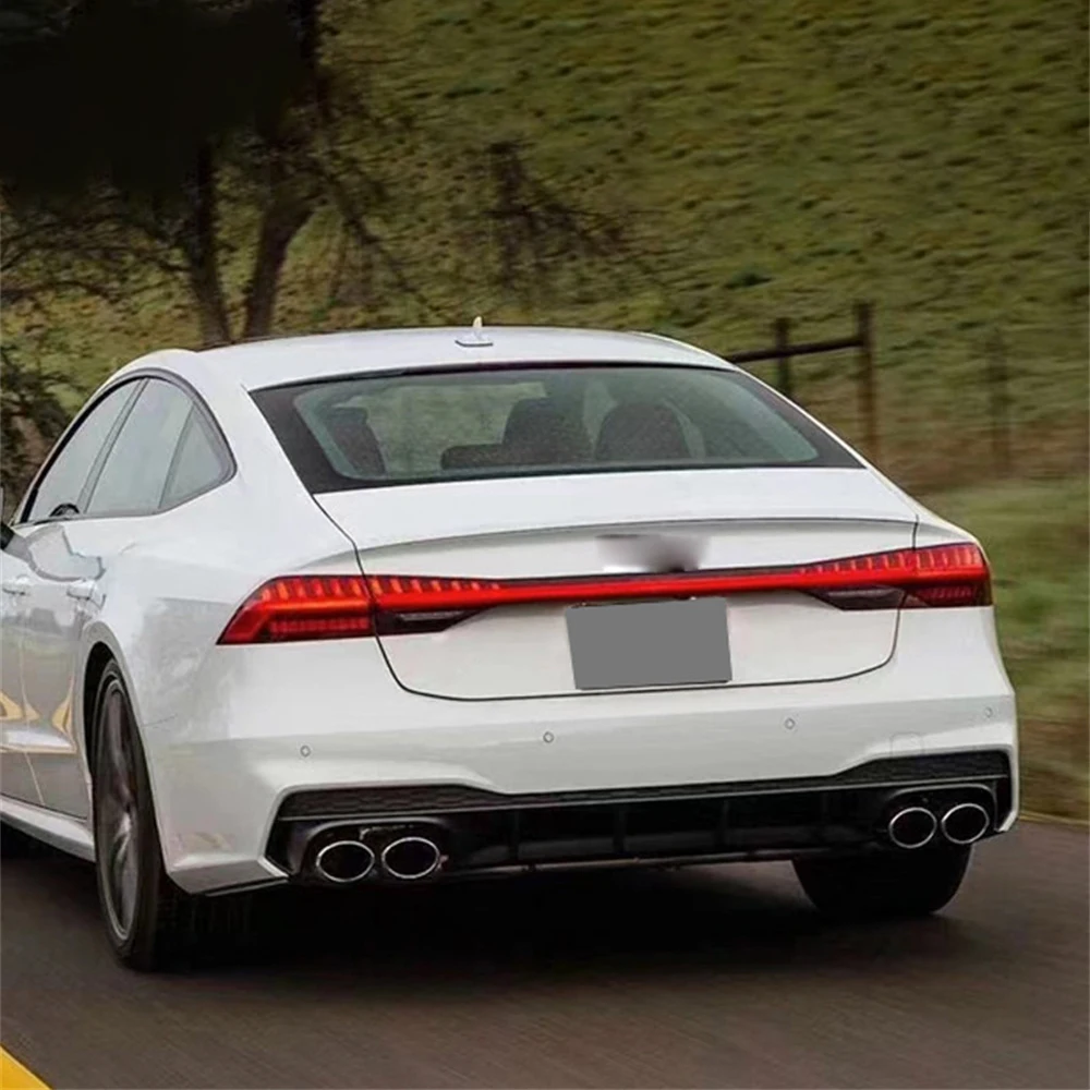 For-2019-2024-Audi-A7-rear-lip-tailpipe-A7-modification-S7-rear-lip ...