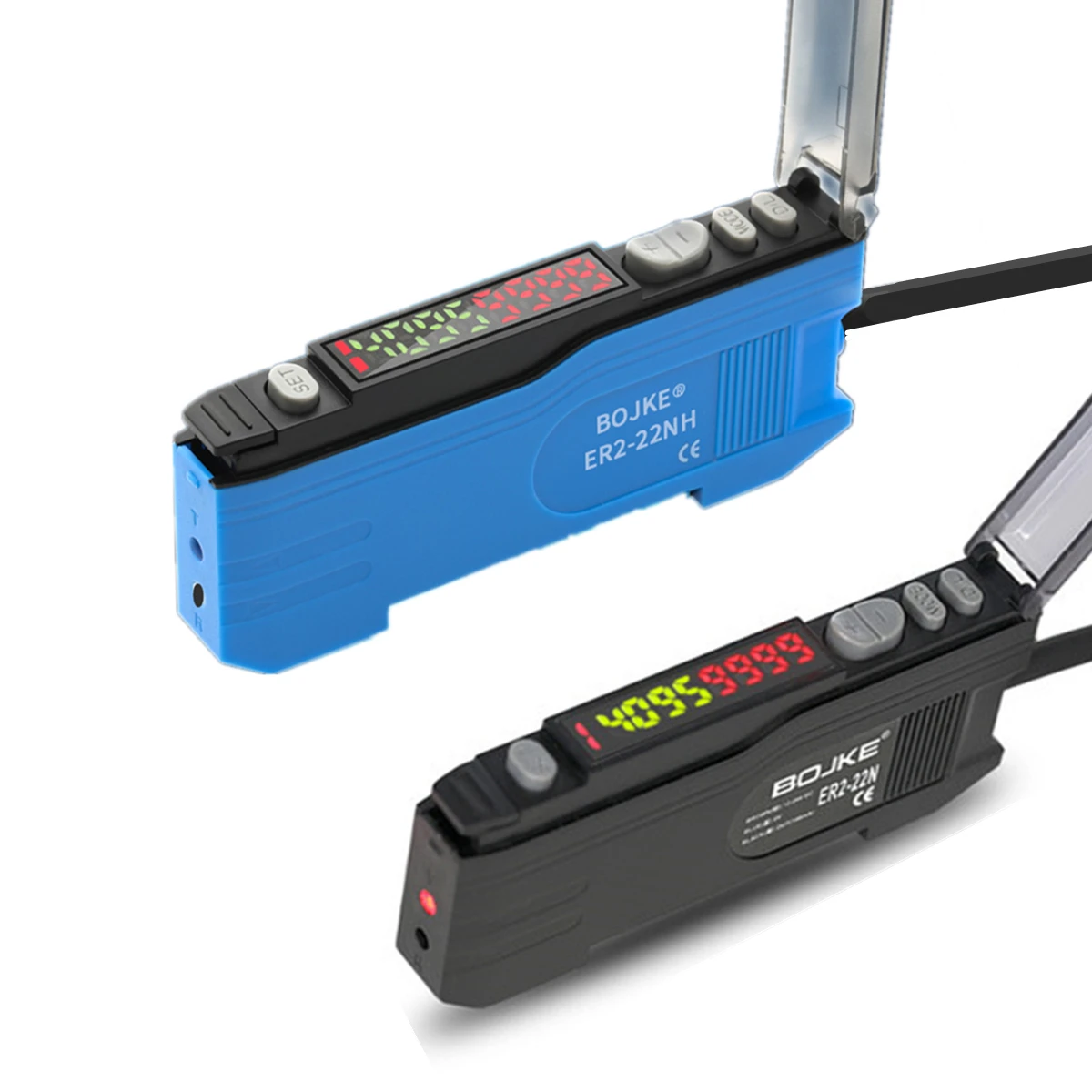 Optic-Optical-Fiber-Sensor-Amplifier-Photoelectric-Switch-ER2-22N-22NH-NPN-PNP-Digital-LCD ...