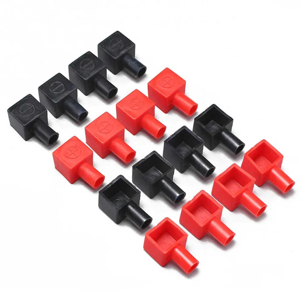 Universal Positive Negative Pole Covers Battery Terminal Cover 3 Pairs ...