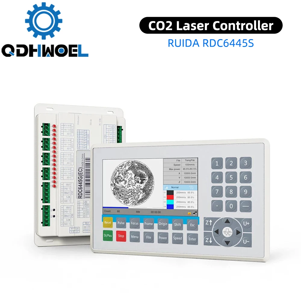 QDHWOEL-Ruida-6445S-RDC6445S-CO2-Laser-Controller-Upgrade-6445-6445G ...