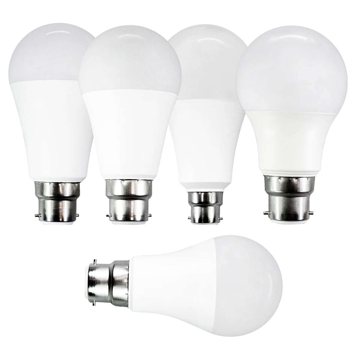 12PCS A60 B22 LED Bulb Lamps Bombilla 230V 220V 9W 10W 12W 15W 18W 24W ...