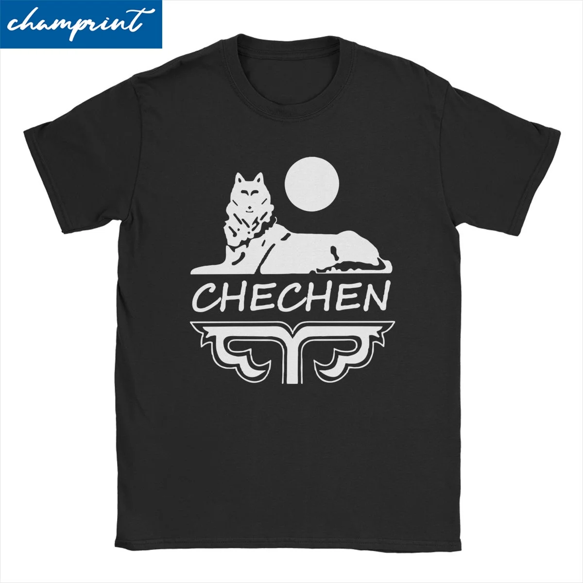 Chechen-Borz-Men-Women-s-T-Shirt-Chechnya-Coat-Of-Arms-Novelty-Tees ...