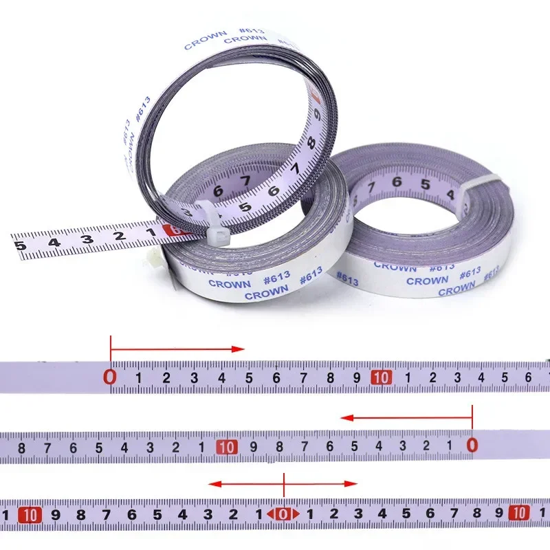 Miter-Track-Tape-Measure-Self-Adhesive-Metric-Steel-Ruler-Miter-Saw ...