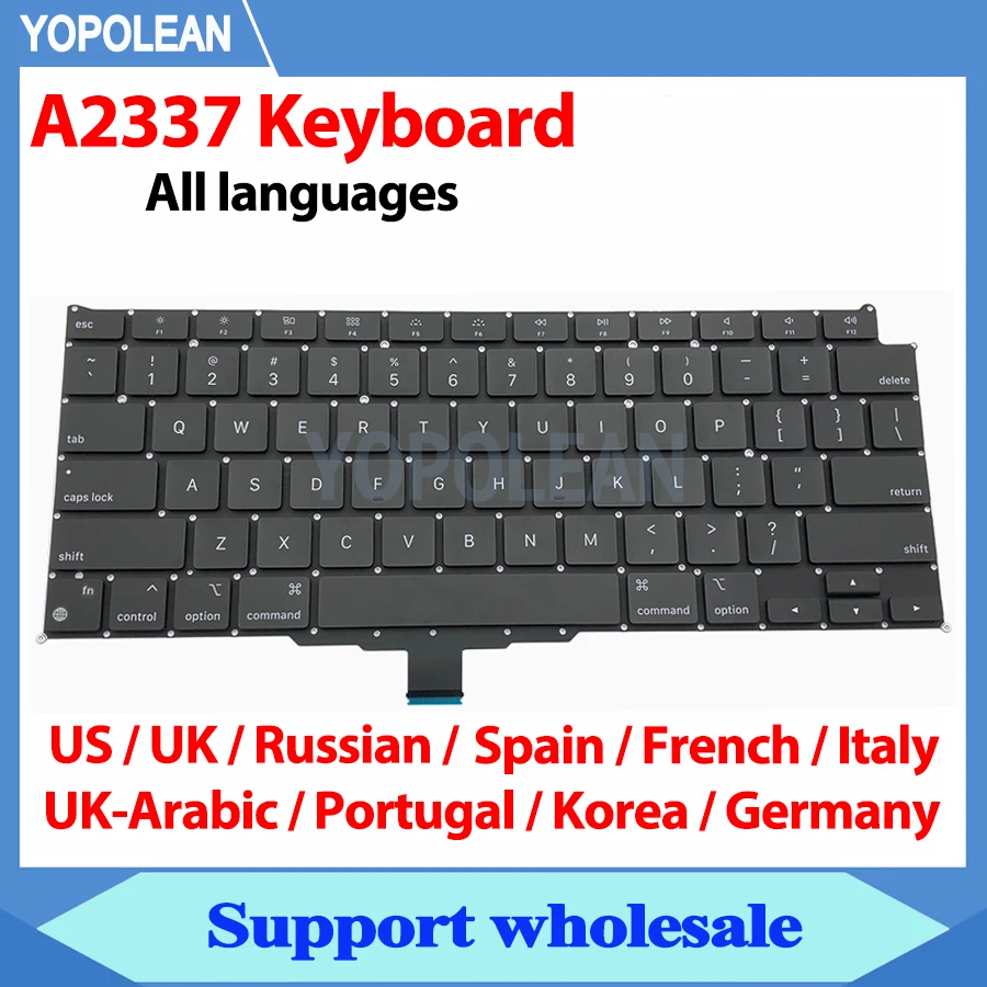 New Laptop A2337 Keyboard For Macbook Air 13" M1 A2337 Keyboard ...