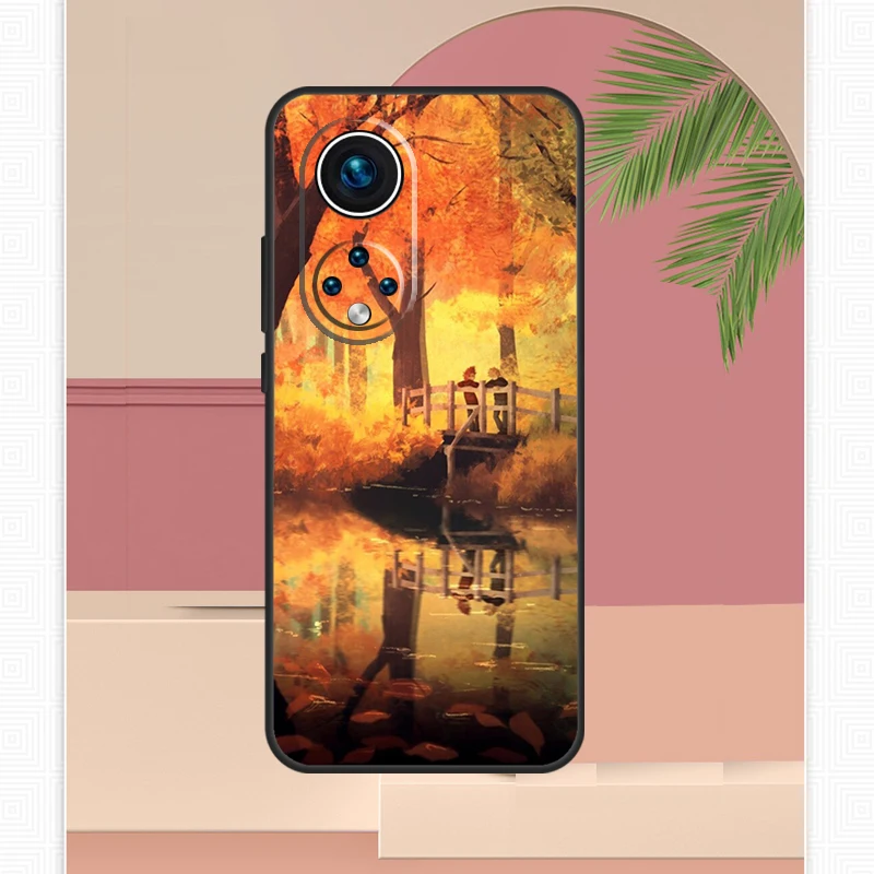 Autumn Leaves Fall Halloween Phone Case Cover - Honor Magic7 Pro (HHH4246)