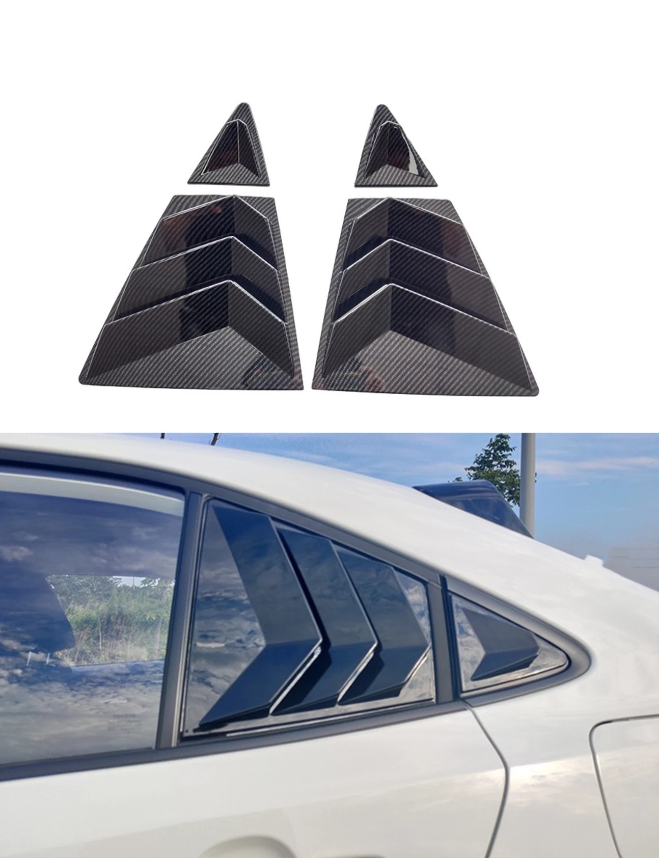 For-Toyota-Corolla-Sedan-2019-2020-2021-2022-2023-Rear-Side-Vent-Window ...