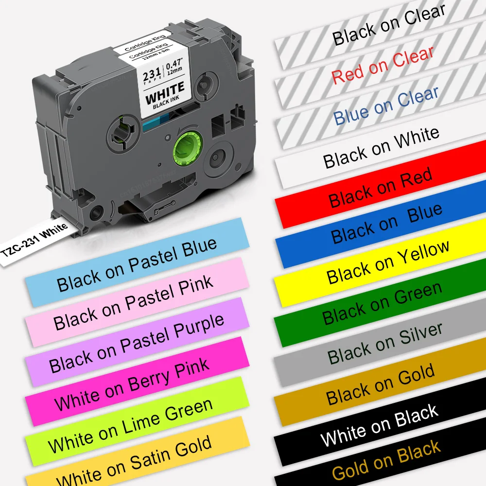 1pcs-TZe231-Compatible-for-Brother-TZe-Tape-TZe-231-TZeS231-TZeFX231-6 ...