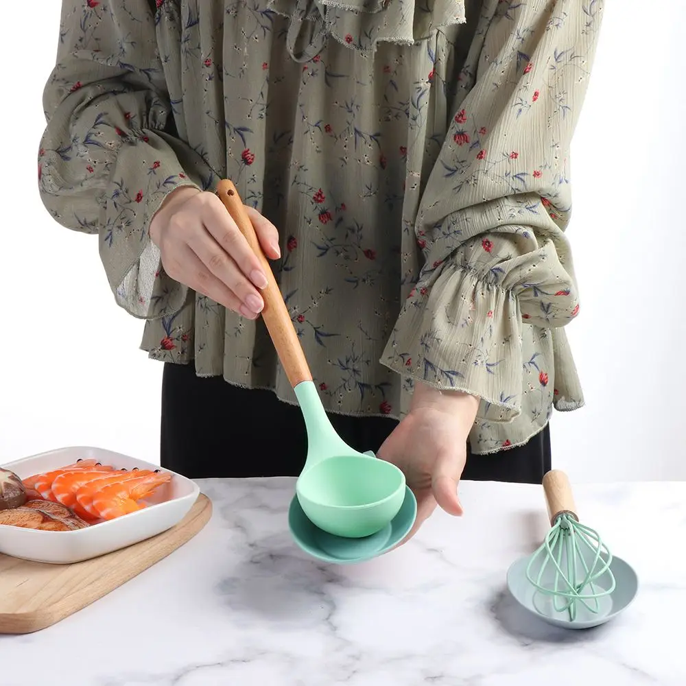 Silicone-Insulation-Spoon-Rest-Heat-Resistant-Placemat-Drink-Glass ...